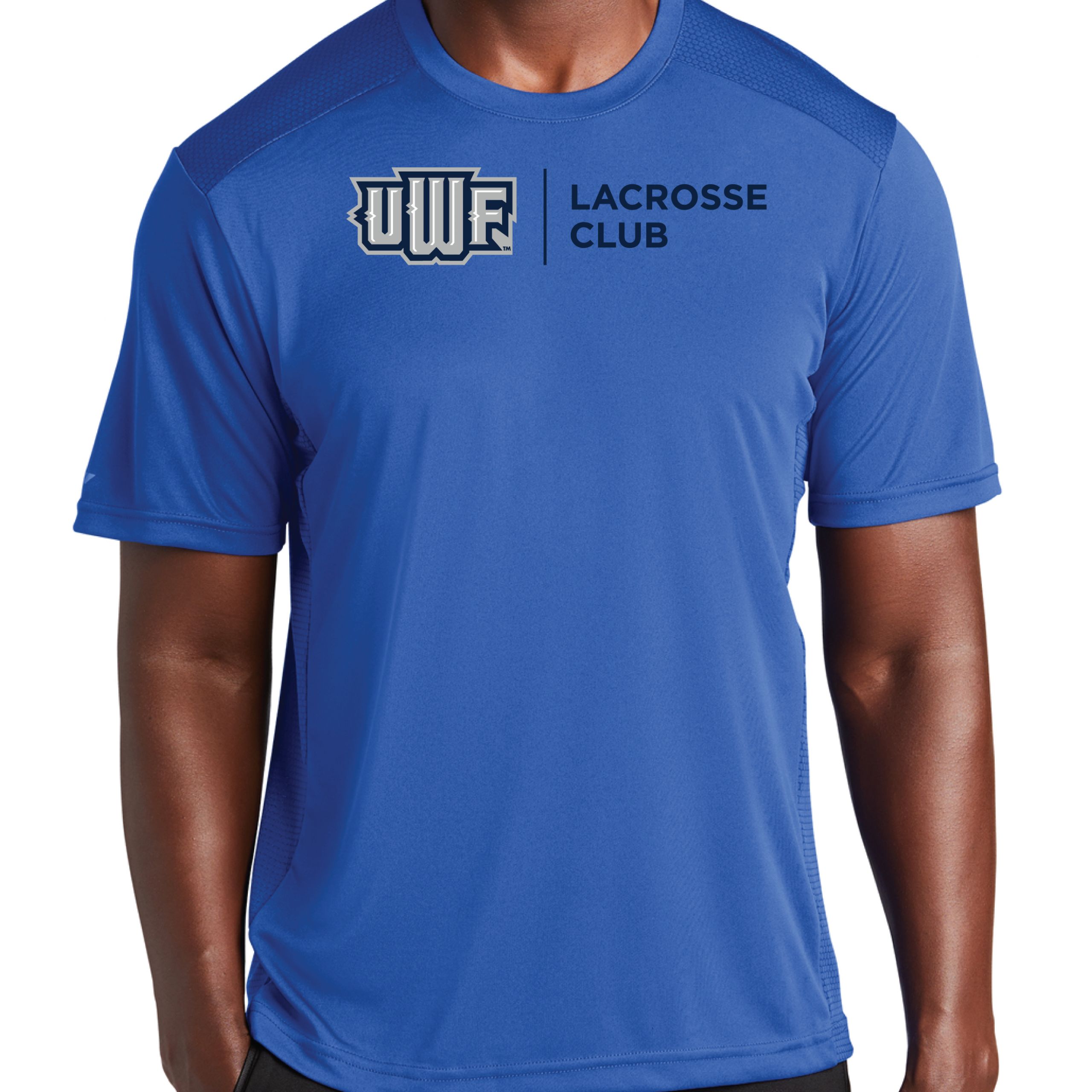UWF Lacrosse Performance Shirt - Royal Blue | Bar Down Lacrosse