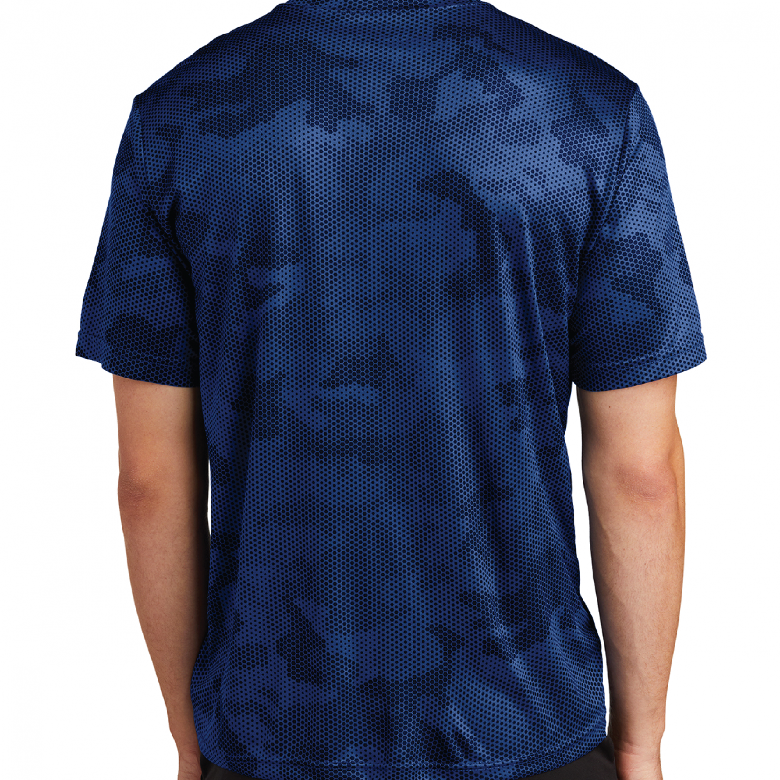 UWF Lacrosse CamoHex Performance Shirt - True Royal | Bar Down Lacrosse